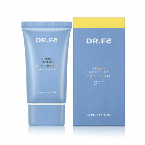 DR. F5 Крем солнцезащитный ультра увлажняющий Green moisture sun cream SPF50+ PA++++, 60мл