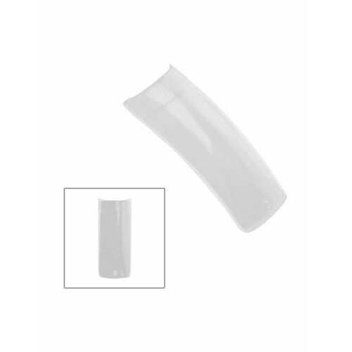 Типсы c узкой КЗ, прозрачные, Классика 33C № 6, 50 шт, IRISK professional, Т059-06