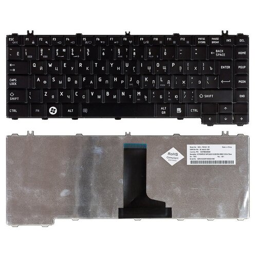 Клавиатура для ноутбука Toshiba 6037B049208 черная