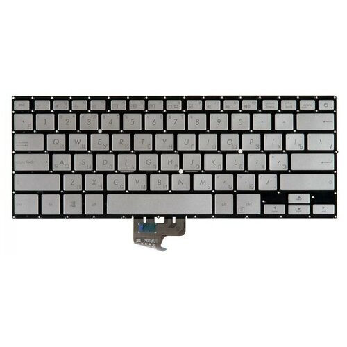 0KNB0-D620RU00 / клавиатура для ноутбука Asus NX500JK серебристая