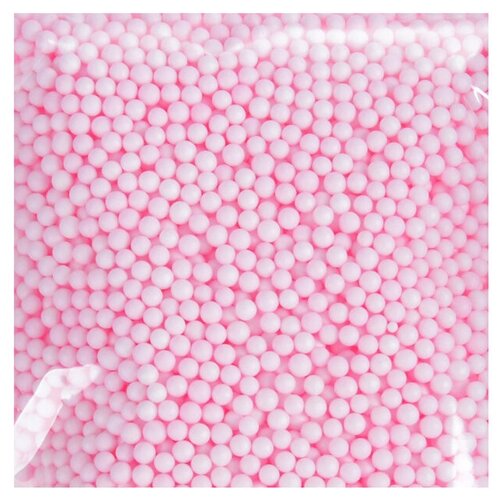 Наполнитель для шаров и слаймов «Пенопласт», 0,3 см, 20 г, цвет розовый, микс./ В упаковке: 1