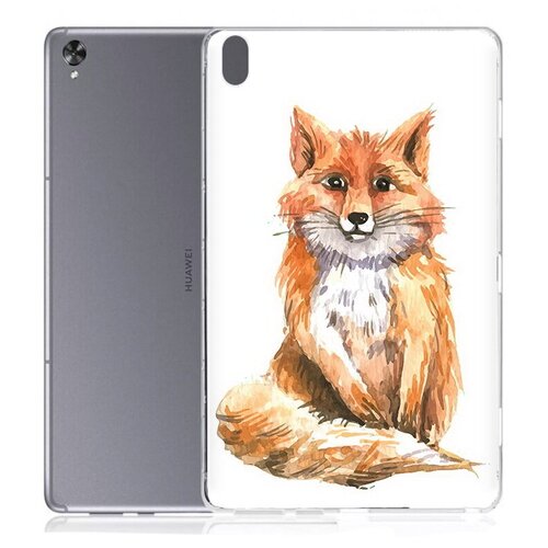 Чехол задняя-панель-накладка-бампер MyPads детская лиса для Huawei MatePad WiFi LTE 10.4 (BAH3-W09/L09) противоударный