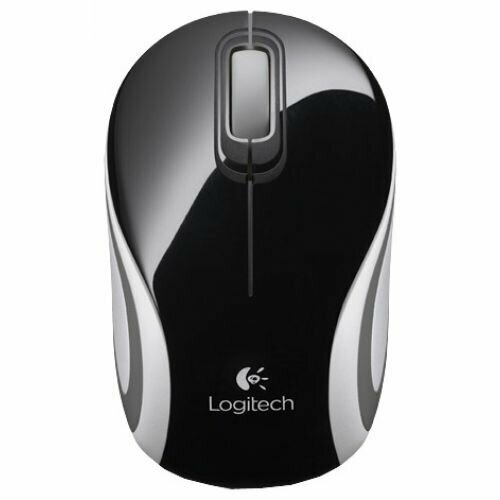Мышь Logitech M187 Wireless Mini Mouse Black USB