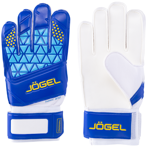 Вратарские перчатки Jogel, размер 4, голубой, белый