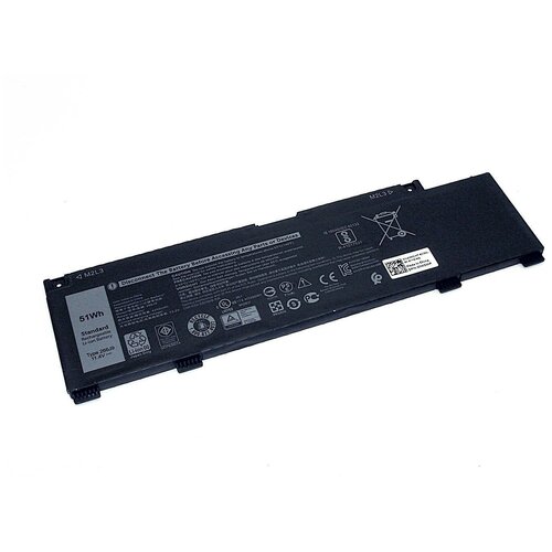 Аккумуляторная батарея для ноутбука Dell 266J9 11.4V (4255mAh)