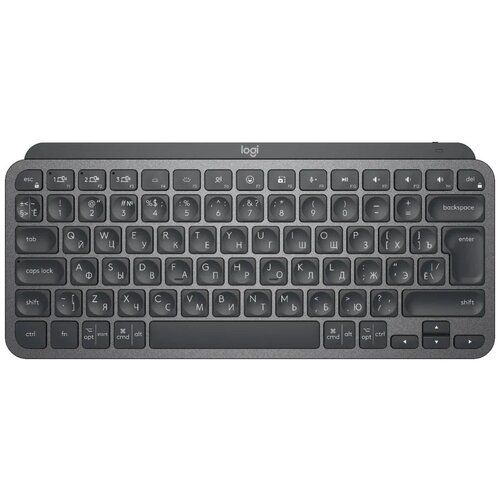 Беспроводная клавиатура Logitech MX Keys Mini Linear, графит, английская/русская (ANSI), 1 шт.