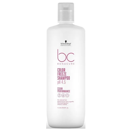 Schwarzkopf Professional, Bonacure, pH 4.5 Color Freeze, Безсульфатный шампунь для окрашенных волос, 1000 мл