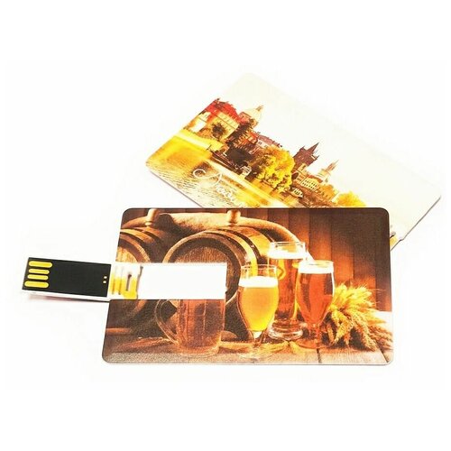 Подарочный USB-накопитель любителю пива сувенирная флешка 4GB
