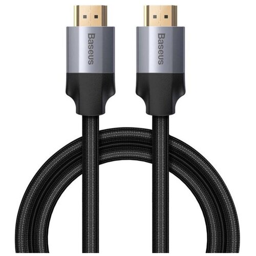 Кабель-переходник Baseus Enjoyment Series 4KHD Male To 4KHD Male Adapter Cable 1.5m Dark Gray (WKSX000213)