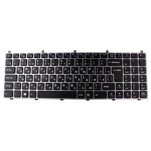 Клавиатура для ноутбука DNS 0804673 Clevo W650EH MP-12N76SU-4301 6-80-w6500-281-1d