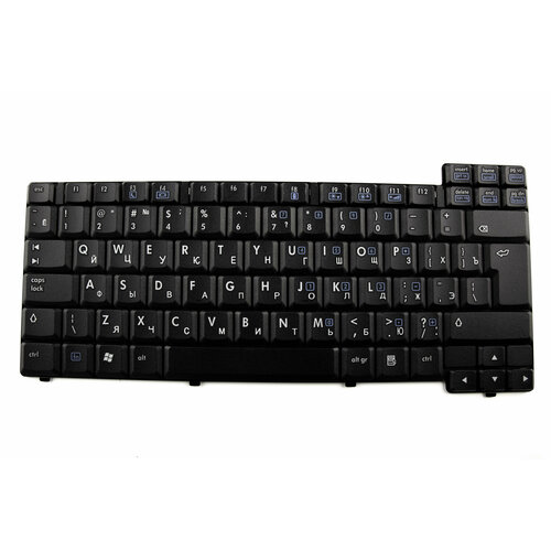 Клавиатура для HP Compaq nx6320 черная, крепления вверху