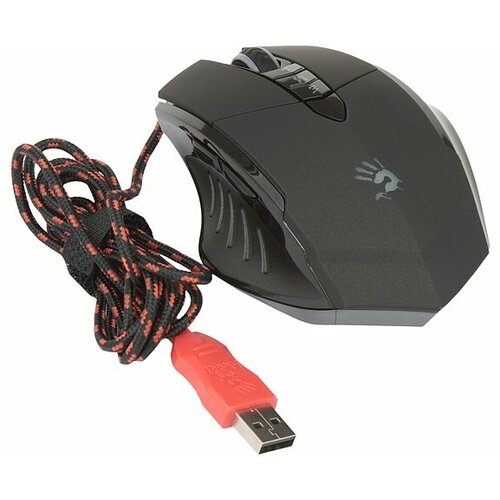 Оптическая мышь A4Tech Оптическая мышь A4Tech Bloody V7, 7кн.+скр, черный (USB) (ret)