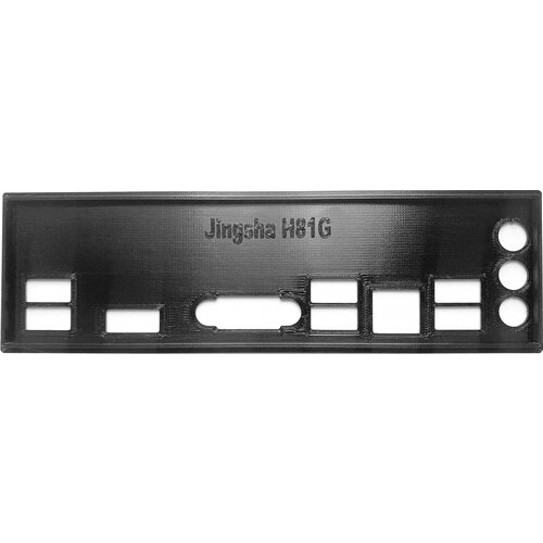 Заглушка для компьютерного корпуса к материнской плате Jingsha H81G black