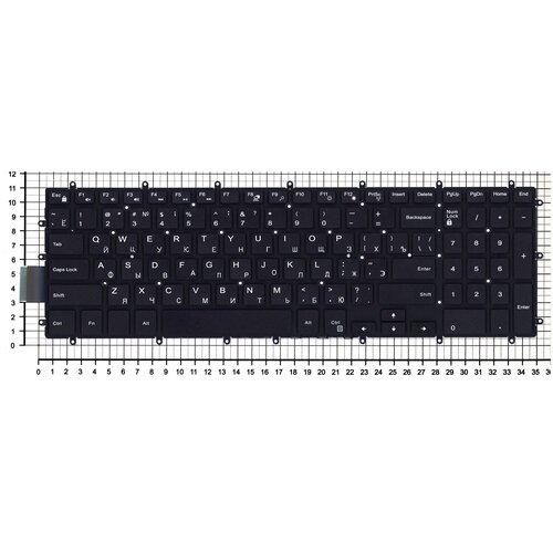 Клавиатура для ноутбука Dell Vostro 15-3583, 3584, 5568 черная
