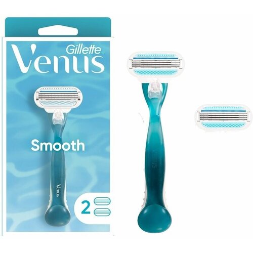 VENUS Smooth бритва + 2 сменные кассеты