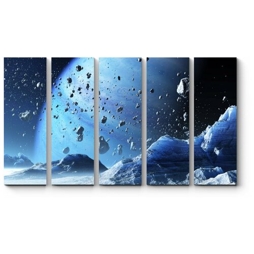 Модульная картина Метеоритный дождь 110x66