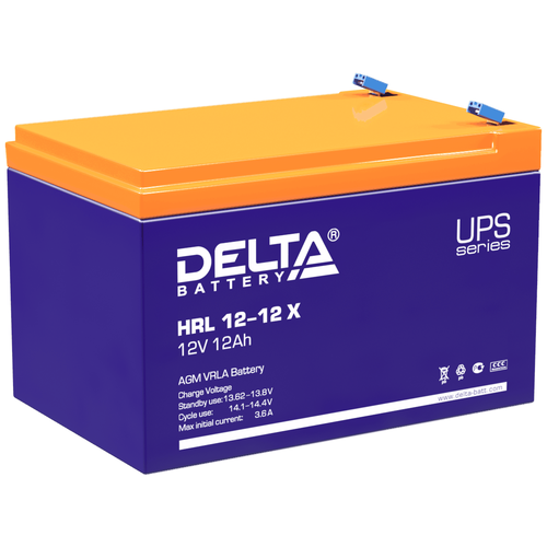 Аккумуляторная батарея DELTA Battery HRL 12-12 X 12В 12 А·ч