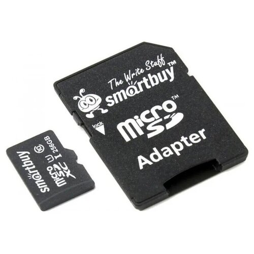 Карта памяти Smartbuy microSDXC Class 10 UHS-I U1 (85/20MB/s) 256GB + ADP