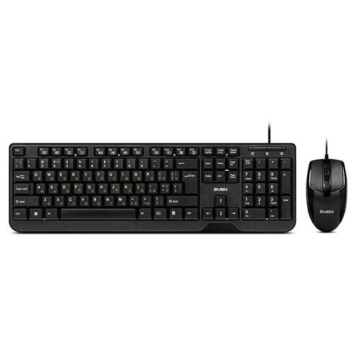 Комплект клавиатура + мышь SVEN KB-S330C Black USB, черный