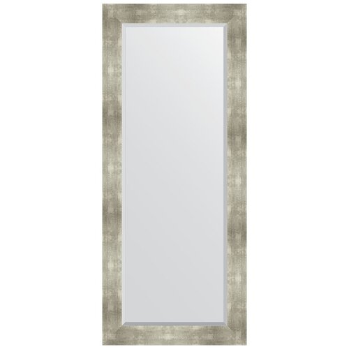 Зеркало с фацетом в багетной раме - алюминий 90 mm (66х156 cm) (EVOFORM) BY 1190