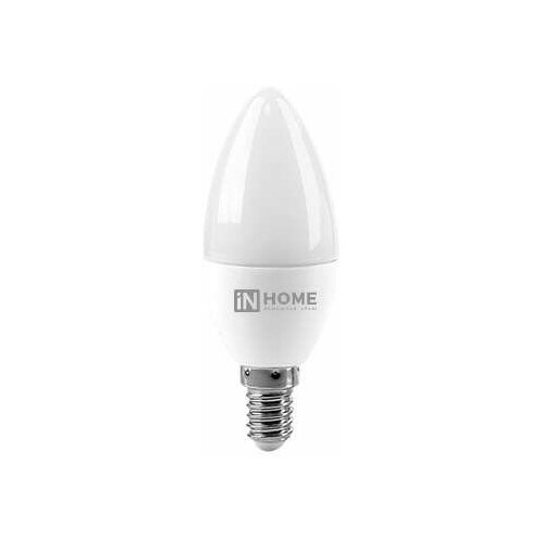 Лампа светодиодная LED-СВЕЧА-VC 8Вт 230В E14 4000К 720лм IN HOME 4690612020433 (20шт. в упак.)