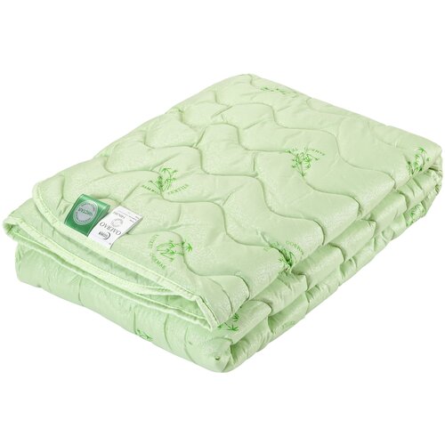 Одеяло Соня Текстильная Фабрика Бамбук комфорт + всесезонное, 200 x 220 см, зеленый