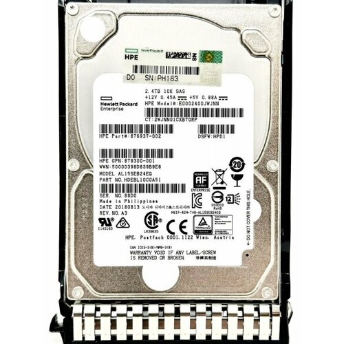 Жесткий диск HP HDEBL10CGA51 2,4Tb 10500 SAS 2.5" HDD