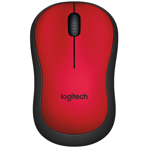 Беспроводная мышь Logitech M220 Silent, красный