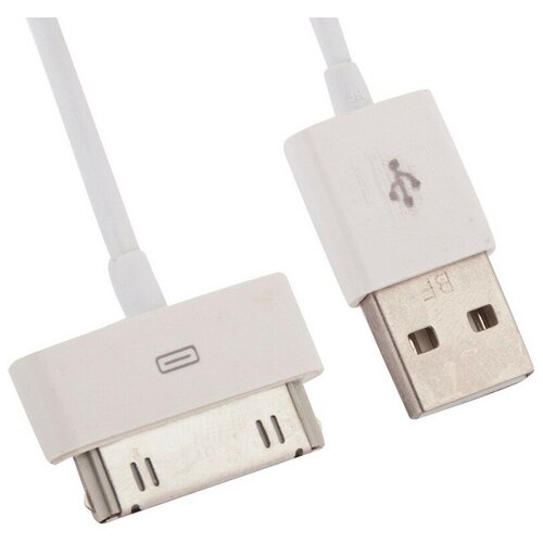 Кабель USB2.0 LP, USB-A - Apple 30-pin, 1м, белый (CD126578)