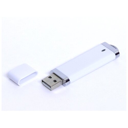 Промо флешка пластиковая «Орландо» (64 Гб / GB USB 2.0 Белый/White 002 накопитель APEXTO U206A)