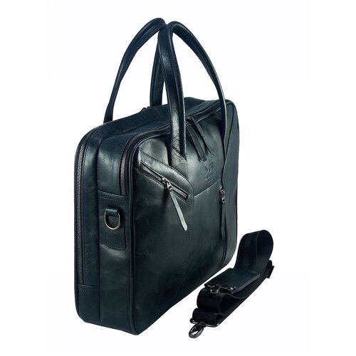 Портфель сумка мужская для ноутбука из натуральной кожи