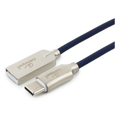 Gembird Cablexpert Кабель USB 2.0 CC-P-USBC02Bl-1.8M AM Type-C, серия Platinum, длина 1.8м, синий, блистер