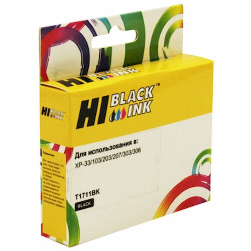 Картридж Hi-Black T1711, черный, для струйного принтера, совместимый
