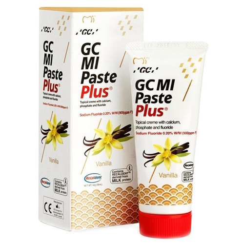 Зубная паста GC Corporation Mi paste plus, ваниль, 35 мл