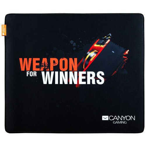 Коврик игровой для мыши Canyon CND-CMP5 35х25 см, черный