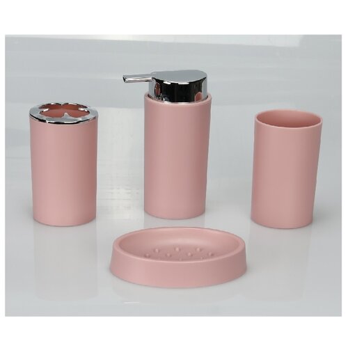 Набор для ванной  Sanitary 135-142, розовый