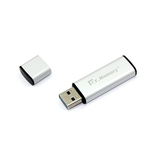 Флешка USB Dr. Memory 009 8Гб, USB 3.0, серебристый