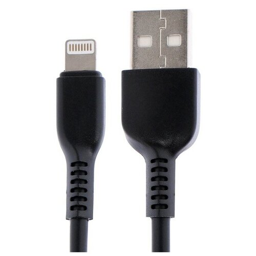 Кабель Hoco X20, Lightning - USB, 2 А, 3 м, PVC оплетка, черный