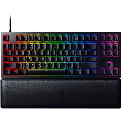 Клавиатура Razer Huntsman V2 Tenkeyless Razer Clicky Optical Switch Purple, черный, русская