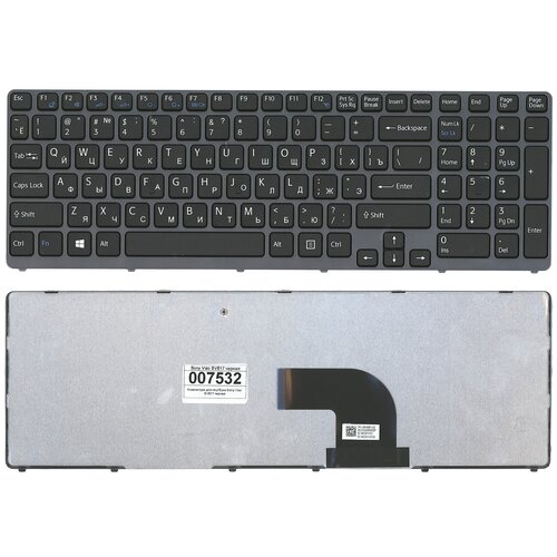 Клавиатура для ноутбука Sony Vaio SVE17 черная