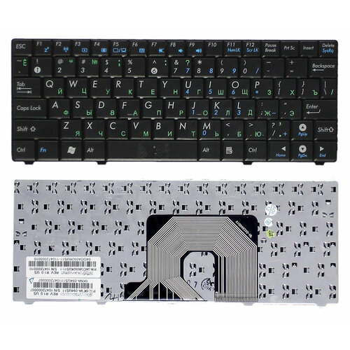 Клавиатура для Asus 04GOA112KRU10-1, русская, черная