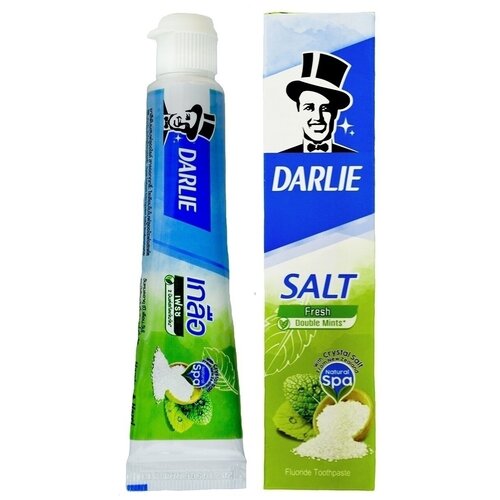 Зубная паста с солью и травами Дарли Darlie Salt Fresh Dooble Mints, 75гр.