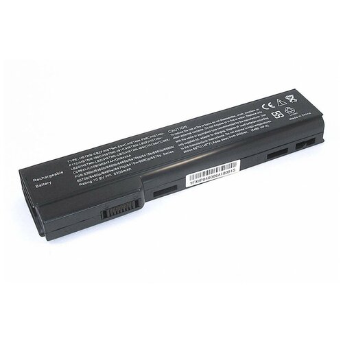 Аккумулятор (Батарея) для ноутбука HP Compaq 6560b (HSTNN-LB2G) 10.8V 5200mAh REPLACEMENT черная