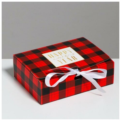 Складная коробка подарочная «Новый год», 16.5 × 12.5 × 5 см