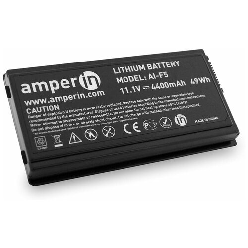 Аккумуляторная батарея Amperin для ноутбука Asus X50VL 11.1V (4400mAh)