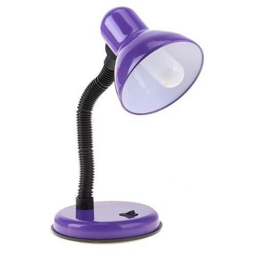 Лампа настольная Е27, с выкл. (220В) фиолетовая (203В)