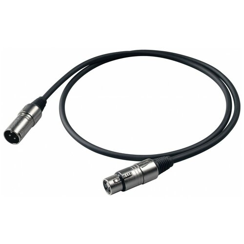 Микрофонный кабель Proel Bulk250LU5 XLR-XLR, длина 5 м.