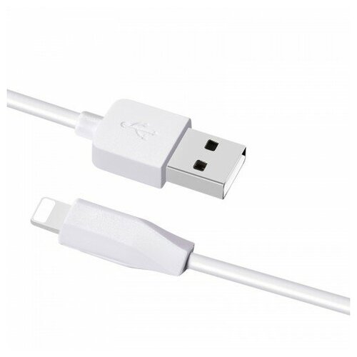 Кабель HOCO X1 USB - Lightning 1.0м 2.4A силикон (Белый)