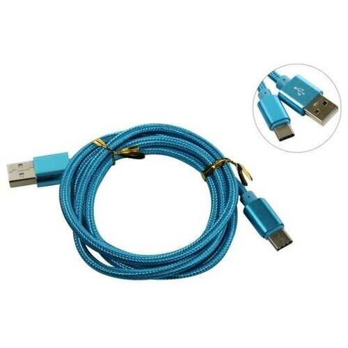 Кабель USB 2.0 A -> Type C Mediagadget MGC008TBL