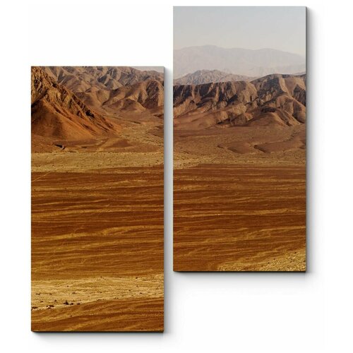 Модульная картина Горы в пустыне 60x75